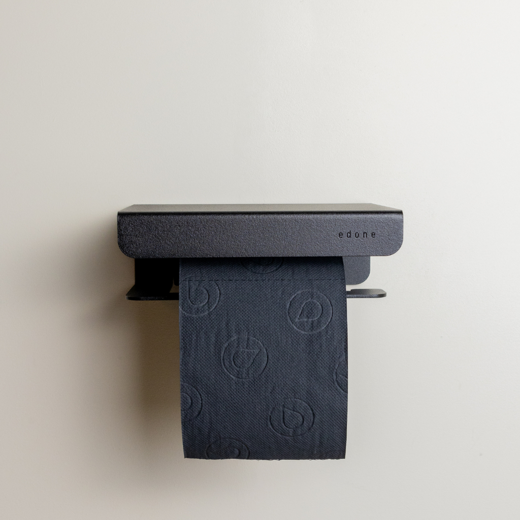 Porte papier toilette avec tablette – edone.paris